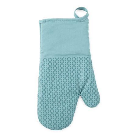 Click here for Cooks Oven Mitt  One Size  Blue prices