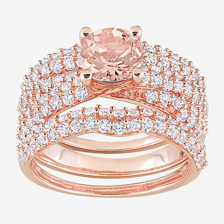 Click here for Modern Bride Gemstone Womens Genuine Pink Morganit... prices