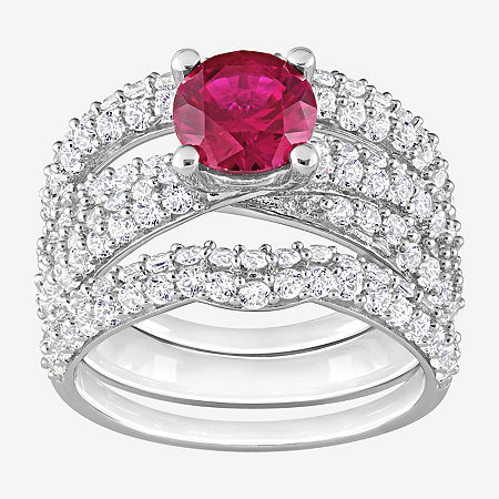 Click here for Modern Bride Gemstone Womens Lab Created Red Ruby... prices