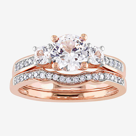 Click here for Modern Bride Gemstone Womens 1/8 CT. T.W. Lab Crea... prices