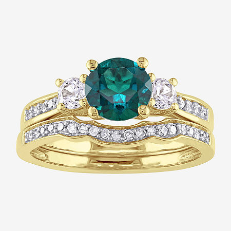Click here for Modern Bride Gemstone Womens 1/8 CT. T.W. Lab Crea... prices