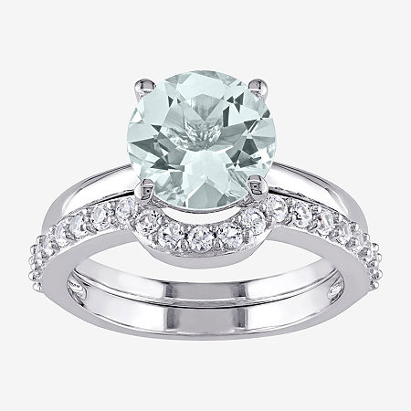 Click here for Modern Bride Gemstone Womens Genuine Blue Aquamari... prices