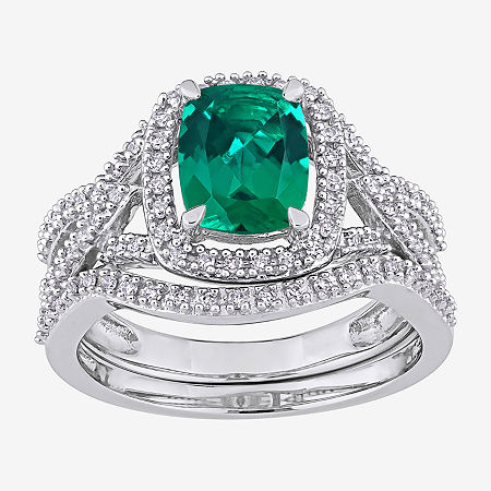 Click here for Modern Bride Gemstone Womens 1/4 CT. T.W. Lab Crea... prices