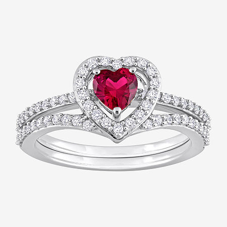 Click here for Modern Bride Gemstone Womens 1/2 CT. T.W. Lab Crea... prices