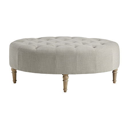Click here for Martha Stewart Clara Tufted Upholstered Ottoman  O... prices