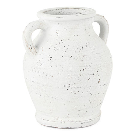 Click here for Linden Street 10 In White Terracotta Vase  One Siz... prices