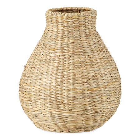Click here for Linden Street 12 In Round Woven Vase  One Size  Br... prices