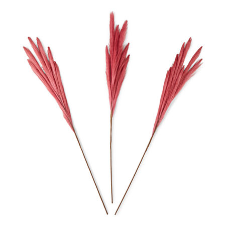 Click here for Distant Lands Pink Faux Pampas 3-pc. Vase Filler... prices