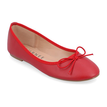 Journee Collection Womens Vika Ballet Flats - Red