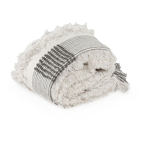 Click here for Lr Home Wesley Checked Washable Throw  One Size  G... prices