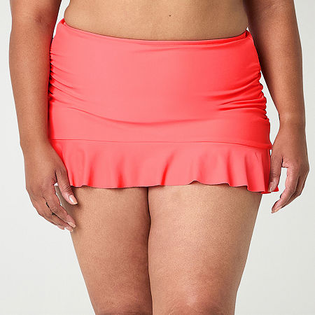 Click here for Liz Claiborne Womens Plus Swim Skirt  20w  Orange prices