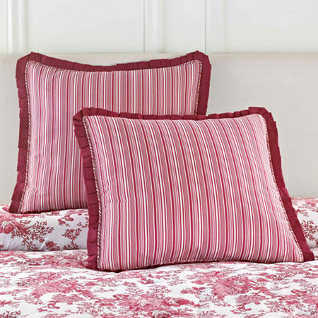 Click here for Laurel Manor Toile Garden Cotton Euro Sham  One Si... prices