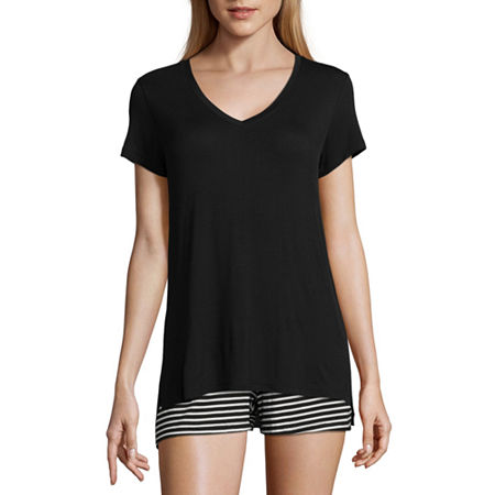 Click here for Ambrielle Womens V Neck Short Sleeve Pajama Top  X... prices