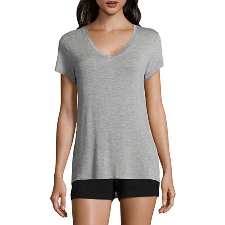 Click here for Ambrielle Womens V Neck Short Sleeve Pajama Top  X... prices
