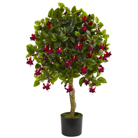 Click here for 3 Fuchsia Artificial Tree  One Size  Green prices