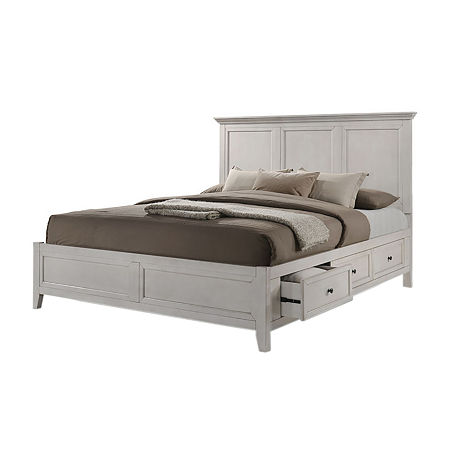 Click here for San Mateo Storage Bed  One Size  White prices
