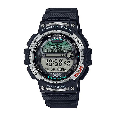 Click here for Casio Mens Multi-Function Digital Black Strap Watc... prices