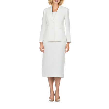 Click here for Giovanna Signature 2-pc. Skirt Suit-Plus  24w  Whi... prices