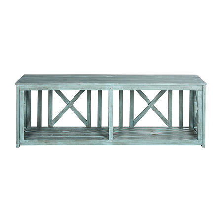 Click here for Allder Outdoor Bench - Blue prices