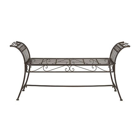 Click here for Dacie Outdoor Bench - Brown prices