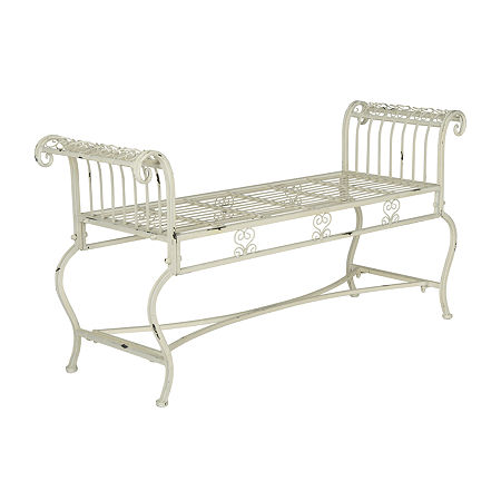 Click here for Brielle Patio Collection Bench  One Size  White prices