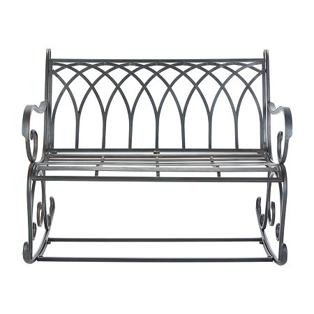 Click here for Ressi Patio Collection Rocking Bench  One Size  Bl... prices