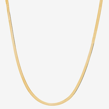 Click here for Womens 14K Gold 18 Inch Herringbone Chain Necklace... prices