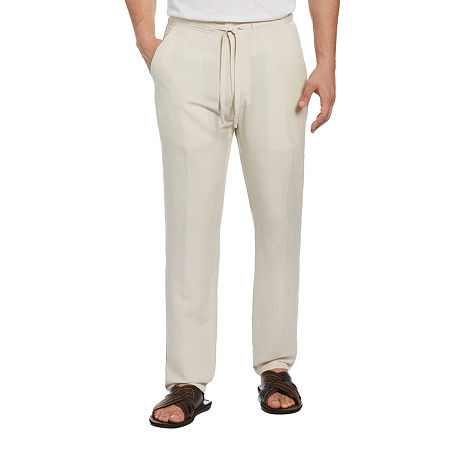 Click here for Cubavera 30 Inseam Linen Drawstring Mens Regular F... prices