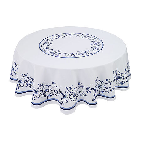 Portmeirion Blue Portofino 70 Round Tablecloth - Multi
