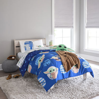 Disney Collection Mandalorian Name Grogu Star Wars Sheet Set, Color ...