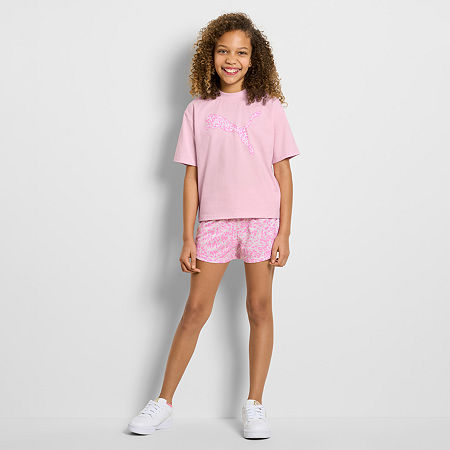 Click here for PUMA Big Kid Girls 2-pc. Short Set  8-10 (m)  Pink prices