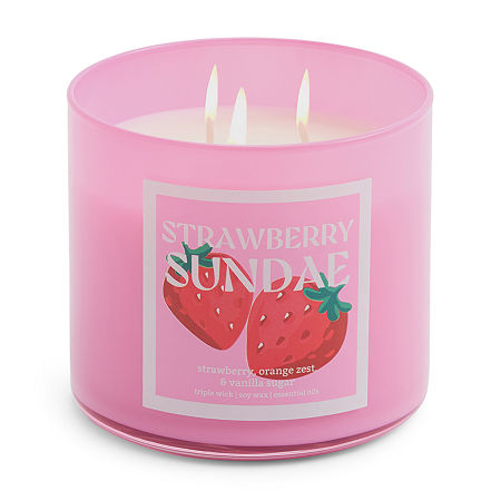 Click here for Distant Lands 14oz Strawberry Sundae 3-Wick Scente... prices