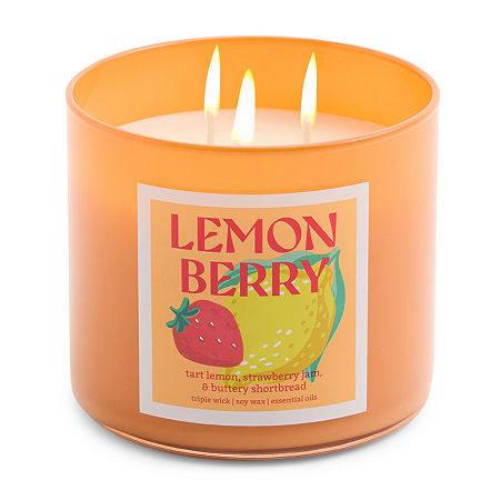 Click here for Distant Lands 14oz Lemon Berry 3-Wick Scented Jar... prices