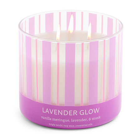 Click here for Distant Lands 14oz Lavender Glow 3-Wick Scented Ja... prices