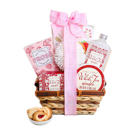 Click here for Alder Creek White Tea And Ginger Spa Basket Chocol... prices