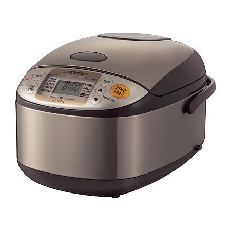 Zojirushi Ns-TSC10XJ 5.5 Cups Micom Rice Cooker and Warmer - Stainless Brown