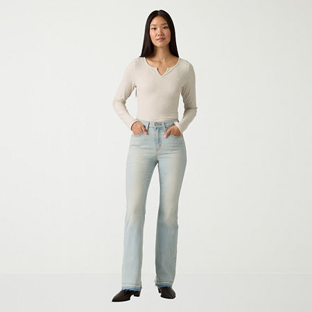 Click here for Levis Womens 726 High Rise Slim Fit Flare Jeans -... prices