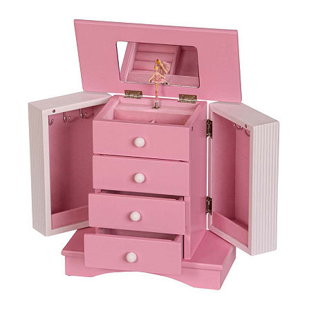 Click here for Mele & Co. Elise Wooden Musical Jewelry Box prices