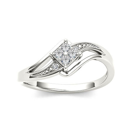Click here for 1/10 CT.T.W. Natural Diamond 10K White Gold Engage... prices
