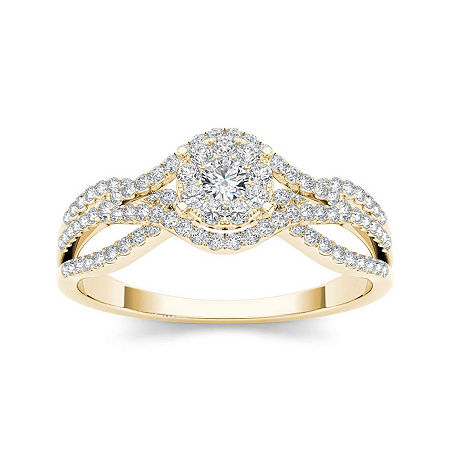 Click here for 1/2 CT.T.W. Natural Diamond 10K Yellow Gold Engage... prices