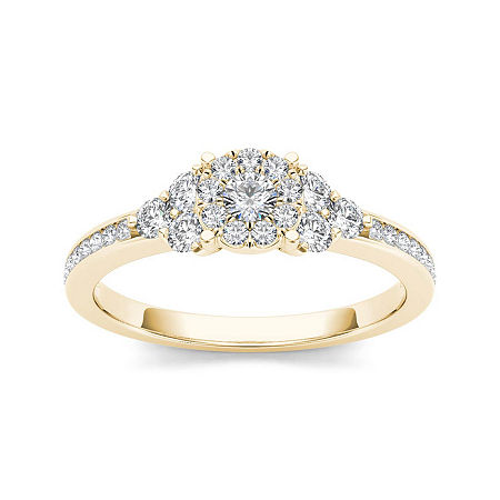 Click here for 1/2 CT.T.W. Natural Diamond 10K Yellow Gold Engage... prices