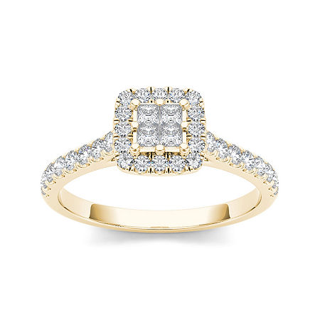 Click here for 1/2 CT.T.W. Natural Diamond 10K Yellow Gold Engage... prices