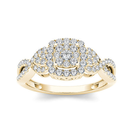 Click here for 1/2 CT.T.W. Natural Diamond 10K Yellow Gold Engage... prices