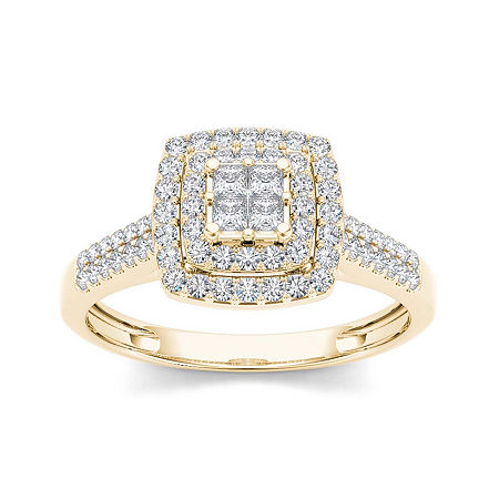 Click here for 1/2 CT.T.W. Natural Diamond 10K Yellow Gold Engage... prices