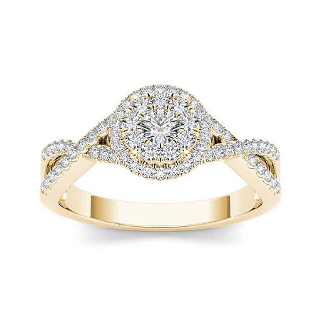 Click here for 1/2 CT.T.W. Natural Diamond 10K Yellow Gold Engage... prices