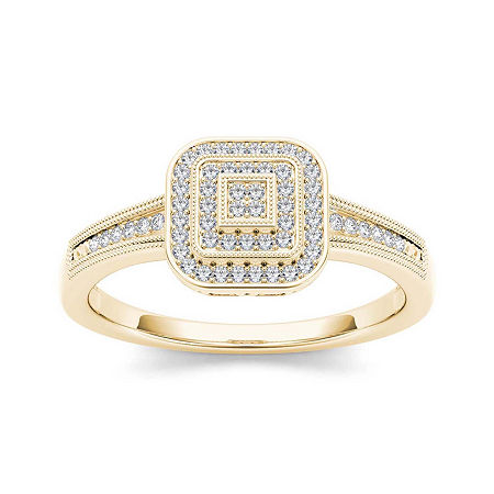 Click here for 1/6 CT.T.W. Natural Diamond 10K Yellow Gold Engage... prices