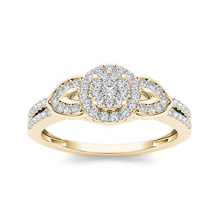 Click here for 3/8 CT.T.W. Natural Diamond 10K Yellow Gold Engage... prices