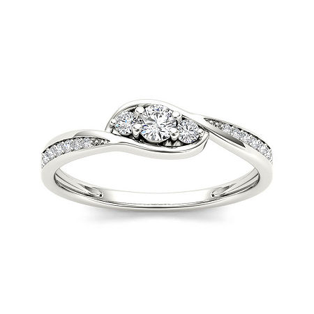 Click here for 1/5 CT.T.W. Natural Diamond 10K White Gold 3-Stone... prices