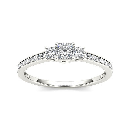 Click here for 1/2 CT.T.W. Natural Diamond 14K White Gold 3-Stone... prices