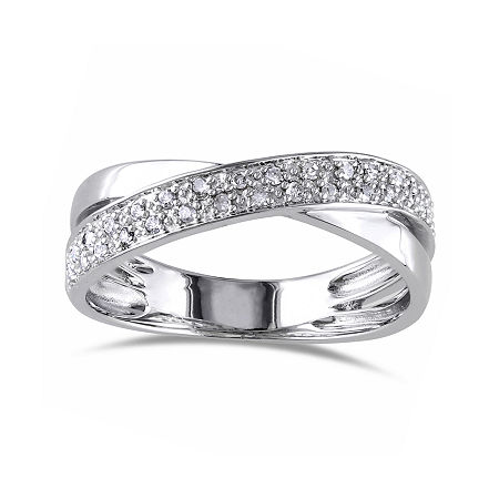 Click here for 1/6 CT.T.W. Natural Diamond Sterling SIlver Criss-... prices
